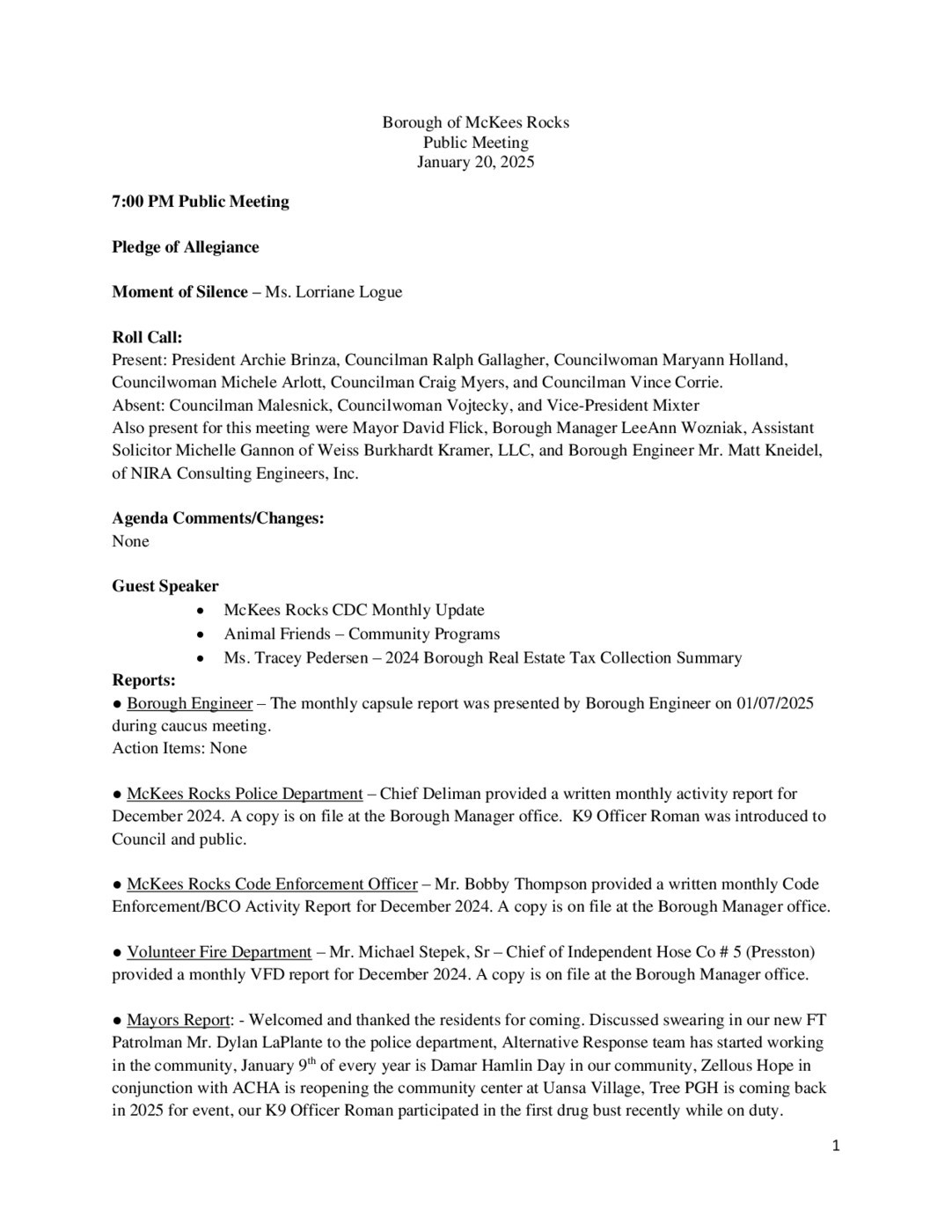 Welcome to McKees Rocks | Borough of McKees Rocks